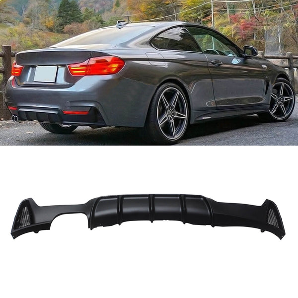 MMO Rear Diffuser for 2014-2020 BMW 4 Series F32 F33 F36 420i 420d 428 ...