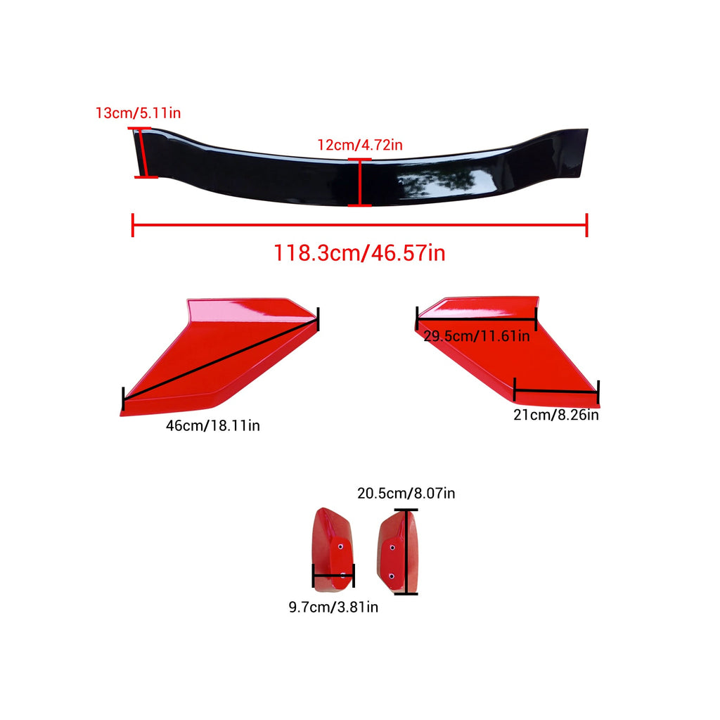 MMO For 2016-2021 10th Generation Honda Civic Sedan JDM Style Spoiler ...