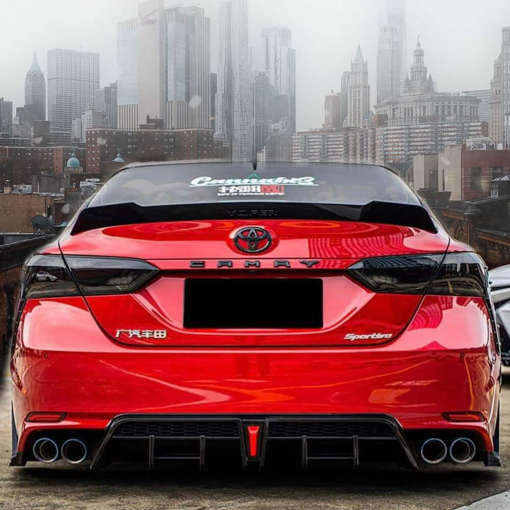 MMO For 2018-2024 Camry SE XSE Yofer V2 LED Rear Bumper Diffuser Corne ...