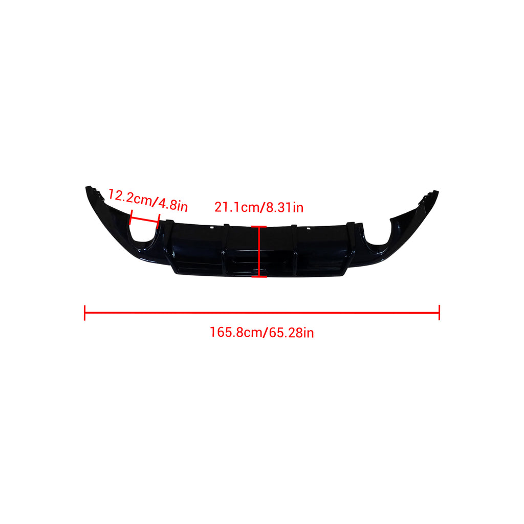 MMO Rear Diffuser with LED Light For VW Golf MK7 MK7.5 – mmomotorsport