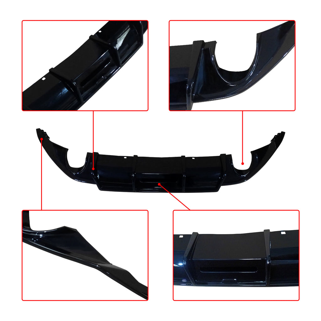 MMO Rear Diffuser with LED Light For VW Golf MK7 MK7.5 – mmomotorsport