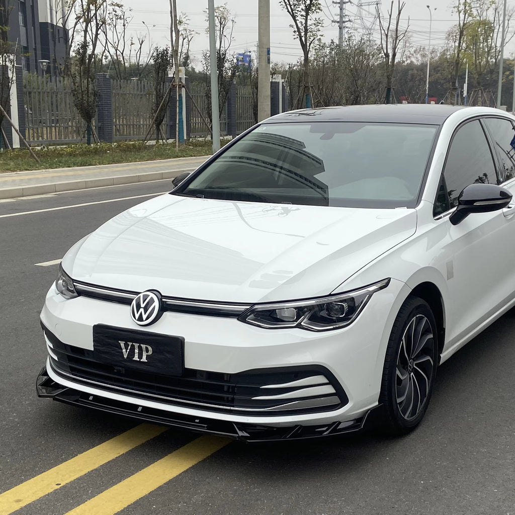 MMO For 2020-2024 VW Golf MK8 GTI GTD R Line Front Bumper Lip Splitter ...