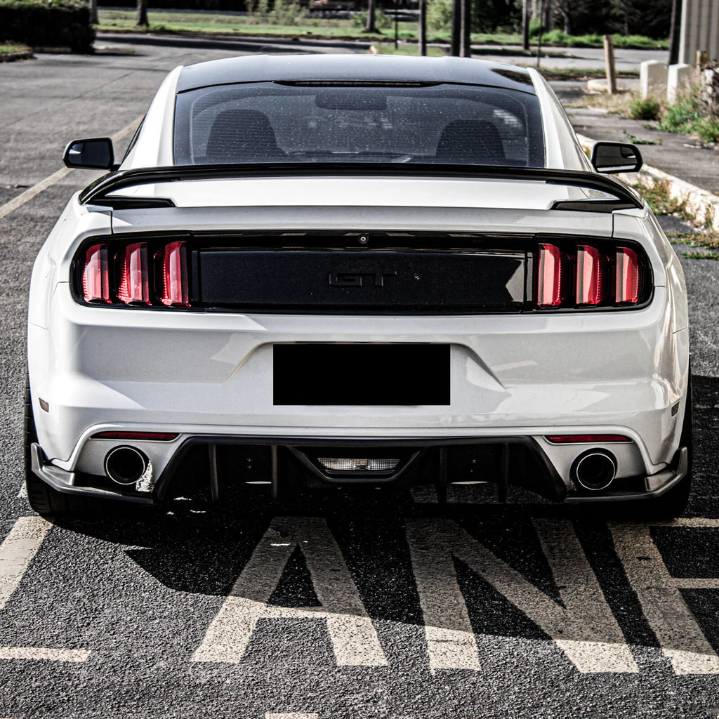 MMO For 2015-2017 Ford Mustang HN Style Rear Bumper Lip Rear Diffuser ...