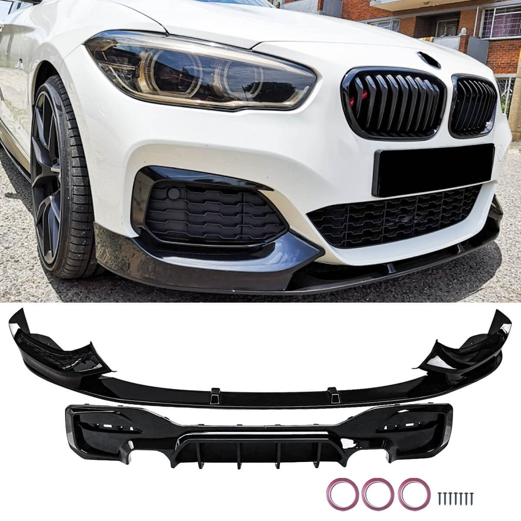 For BMW 1 Series F20 F21 M135 M140 Rear Diffuser Front Splitters ...