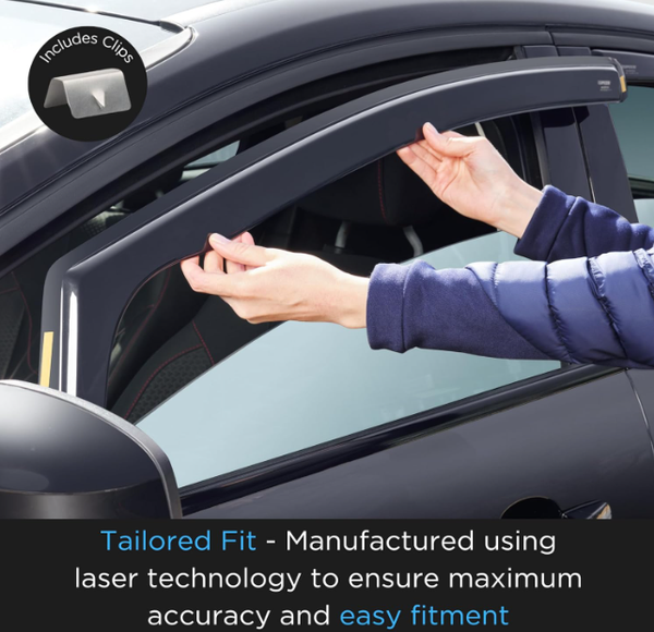 MMO For 2013-2020 Audi A3 / S3 / RS3 Mk3 5 Door Hatchback Wind Deflect ...