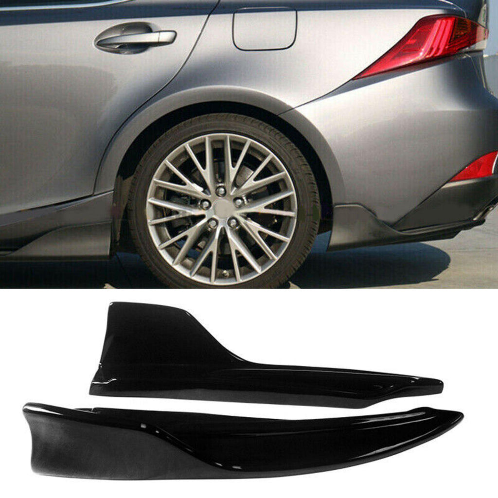 For 2014-2020 LEXUS IS JDM Rear Bumper Corner Apron Spat Splitter ...