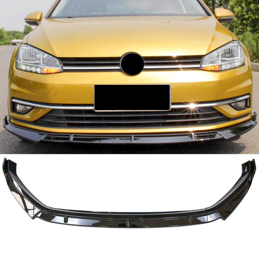 MMO For 2018-2020 VW Golf MK7.5 R GTD GTI Front Bumper Lip 3 Pieces ...
